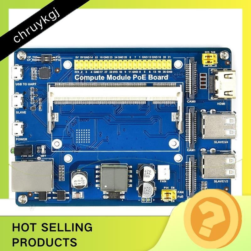 chruykgj For CM3 PoE USB Expansion Board Ethernet GPIO Breakout Module ...