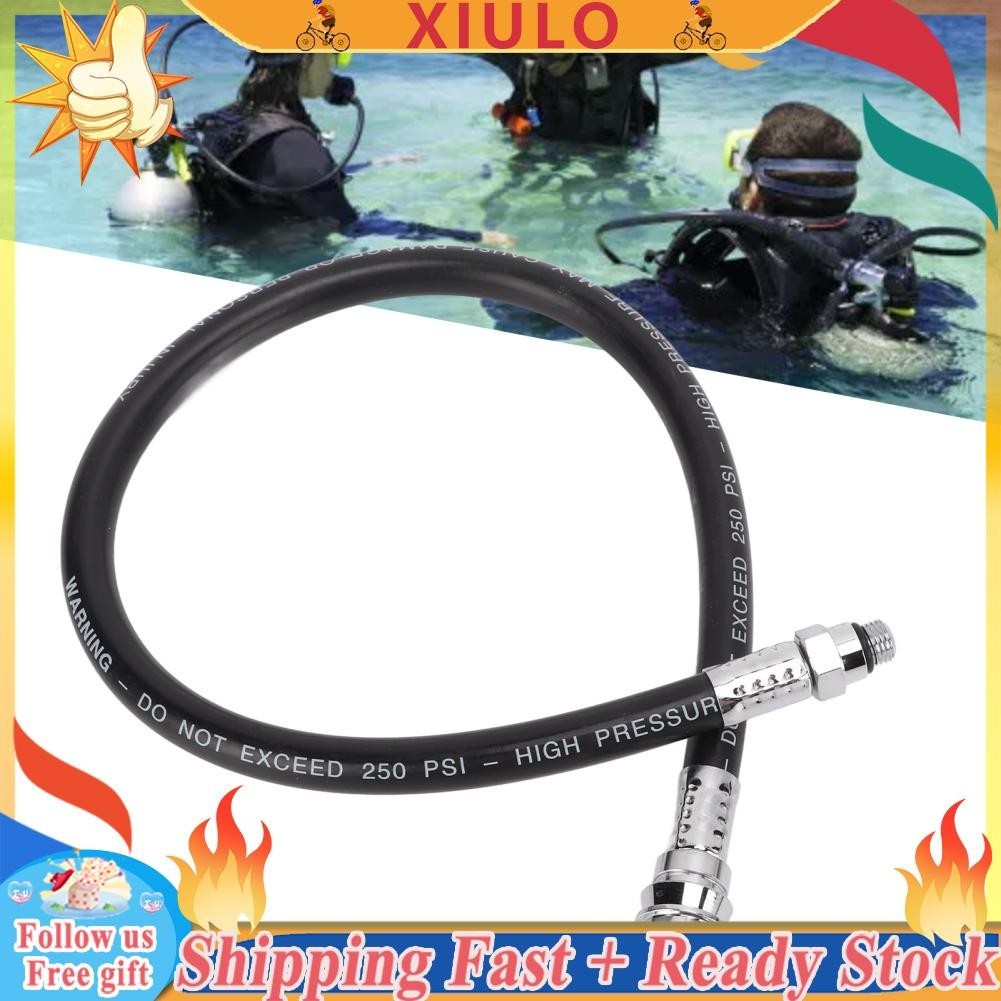 Xiulo Scuba Diving BCD Low Pressure Regulator Hose Flexible Rubber Gas ...