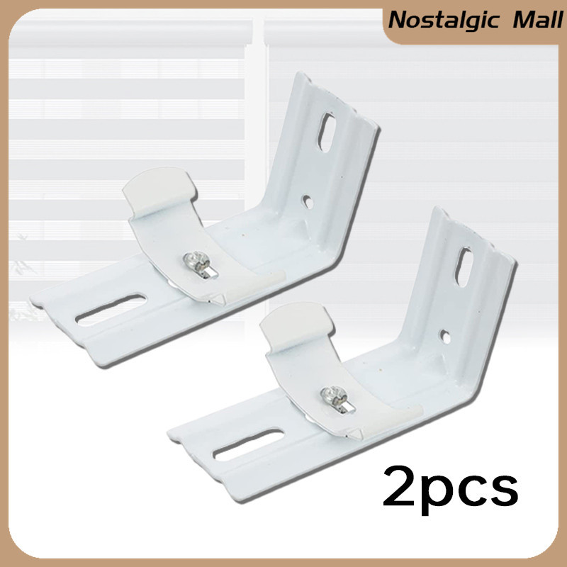 2sets L Shaped Window Blinds Bracket Metal Vertical Mounting Brackets ...