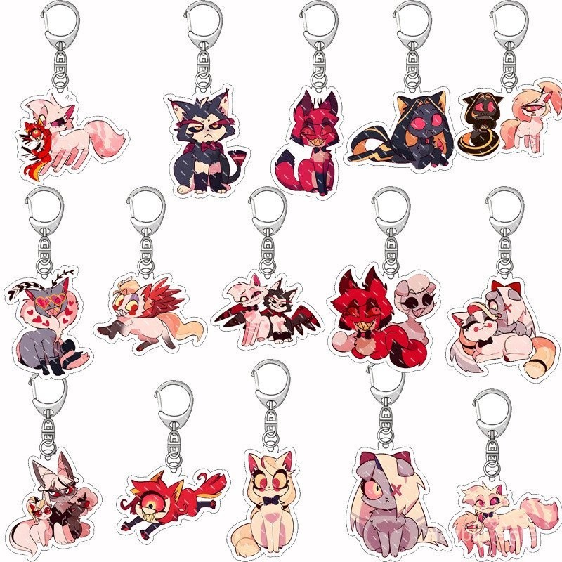 [Customized]Hazbin Hotel Alastor Anime Surrounding Acrylic Keychain ...