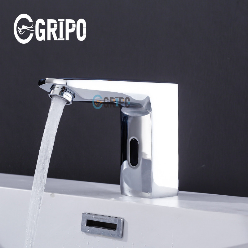 GRIPO High End quality Square Type touchless Bathroom Faucets Automatic ...