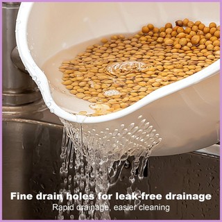 Rice Washer Strainer Bowl Rice Rinser Strainer Bowl Rice Colander with ...