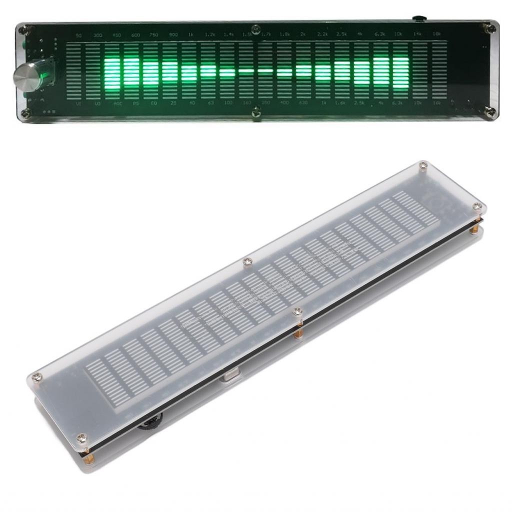 Iuxishop Music Spectrum Indicator Gain Adjustment Voice Pickup 15 Band ...