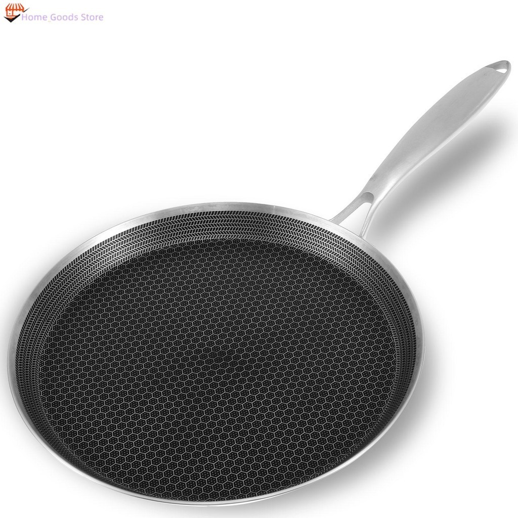 Crepe Pan Nonstick Honeycomb Dosa Pan Stainless Steel Kitchen Pancake ...