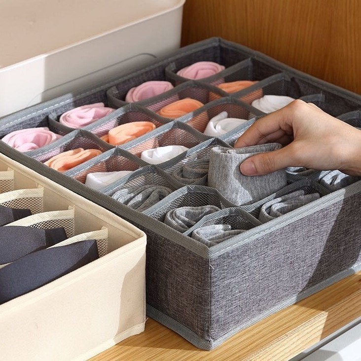 YOUJ Divider Storage Box Panty Shorts Underwear Closet Drawer Wardrobe ...