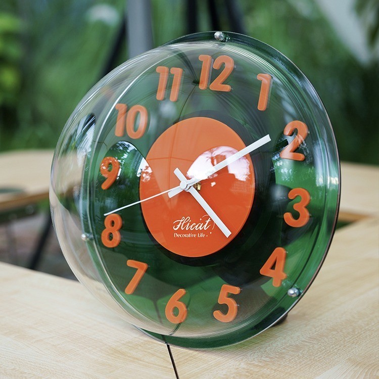 Unique Bubble Clock Acrylic Space Cover Modern Silent Wall Clock Nordic ...
