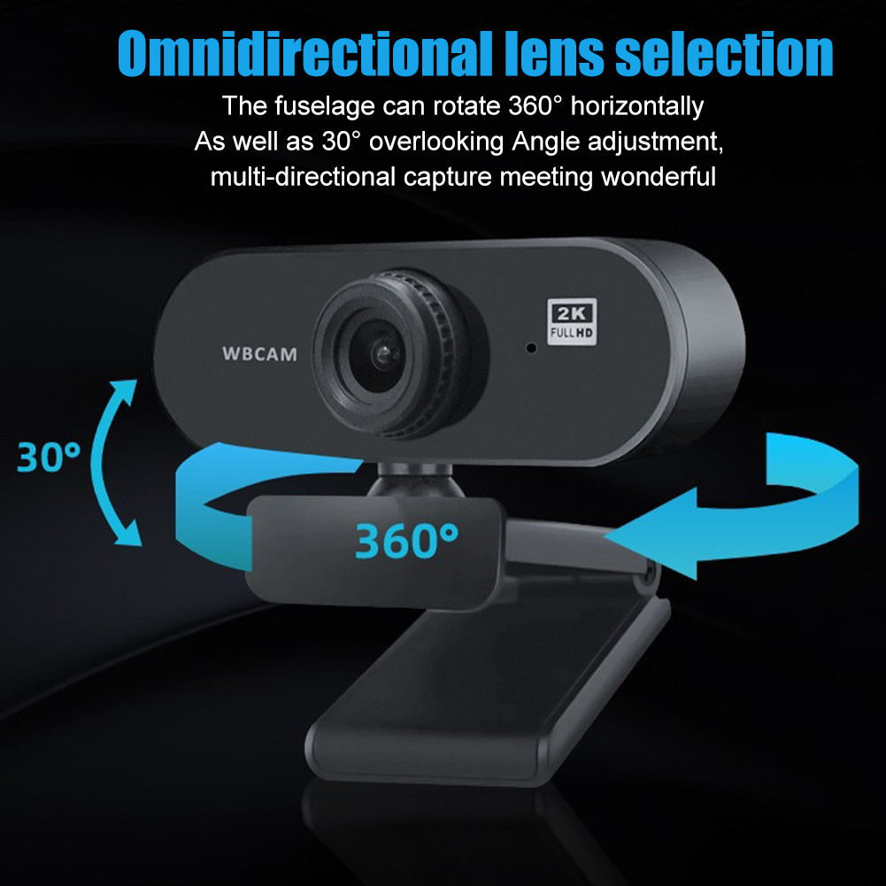 Webcam 2K/ 1080P/ 720P with Mic for PC Laptop 2K 1080P 720P Full HD ...