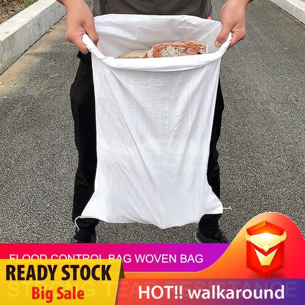 Thickened Flood Water Control Sand Bag UV Resistant Sandbag (White ...