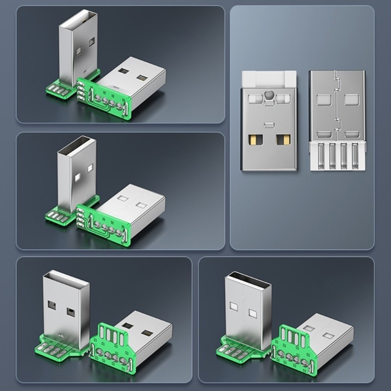 Skyxu USB 2 0 PCB Mount Assortment USB 4Pin Type C 5Pin PCB Mount ...