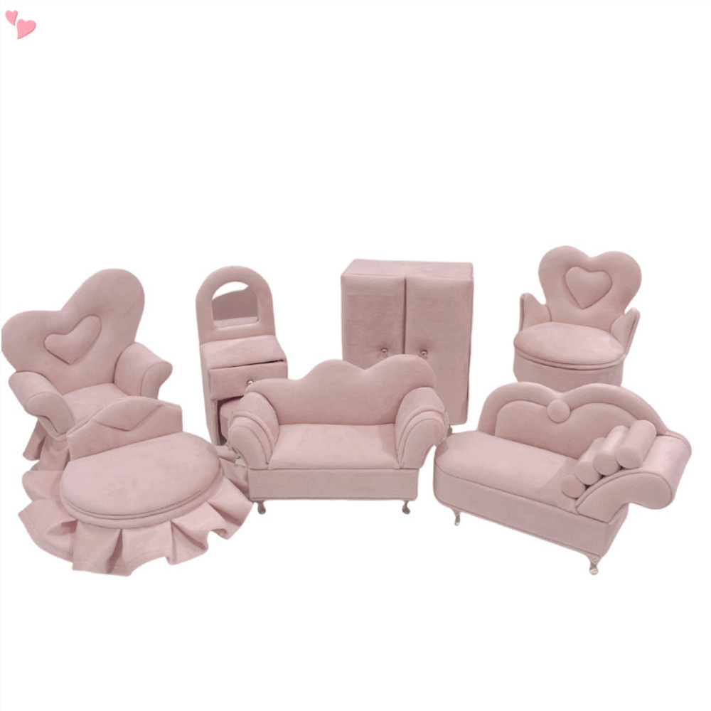 Couch Jewelry Box Miniature Sofa Velvet Chair Earrings Necklace ...