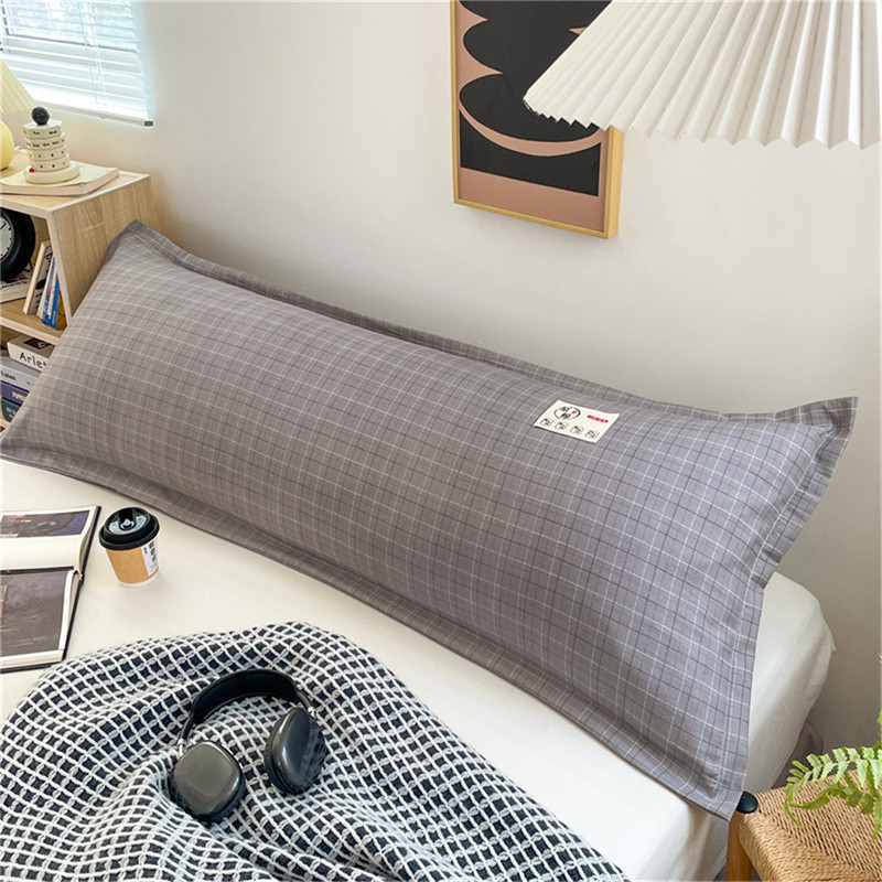 (8 Color) Long Pillow Case Soft Pillowcase for Adult Body Hotdog Pillow ...