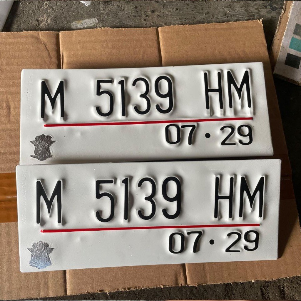 Custom Number Plate Stickers Variation 1 Pair (Front & Back) FREE LIST ...