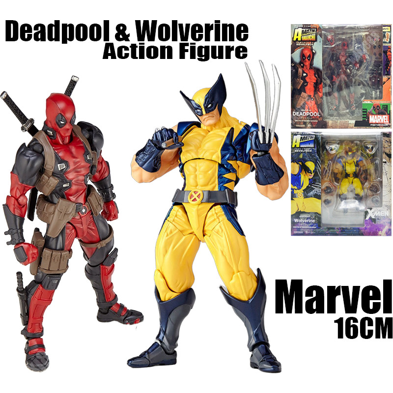 2024 New film Deadpool & Wolverine Action Figure Deadpool Revoltech ...