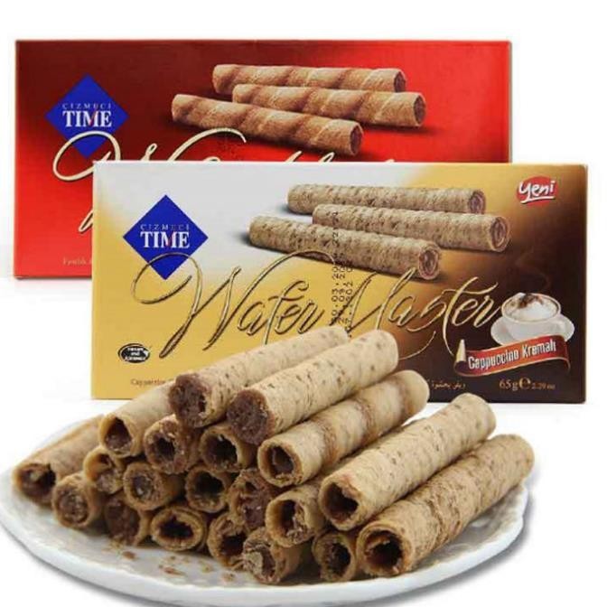 Turkey Imported Pie Mini Wafer Roll Snacks Strawberry Hazelnut ...