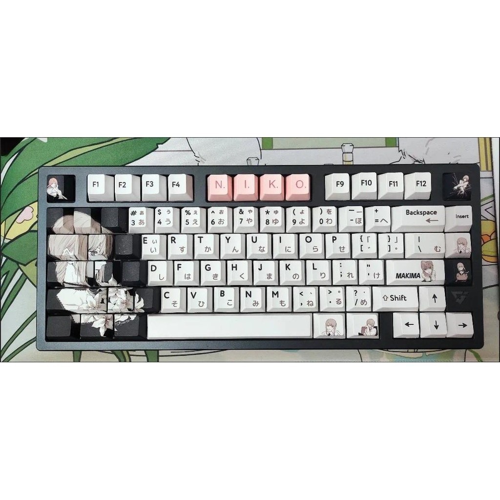 Makima Japanese Keycap Cherry Profile PBT Five-sided Dye Sublimation ...