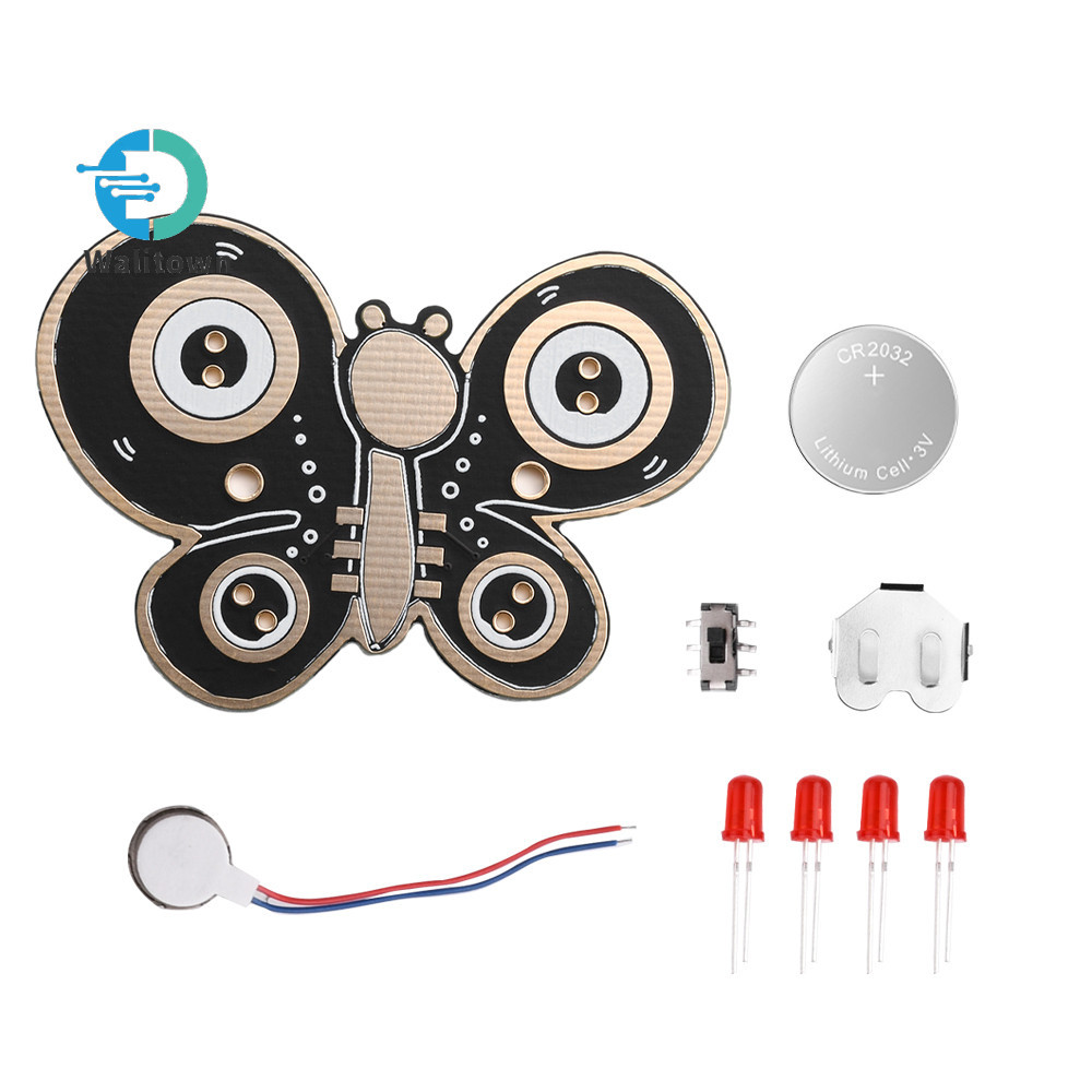 Ladybug DIY Electronic Beginner Learning Welding Fun DIY Kit LED Light ...
