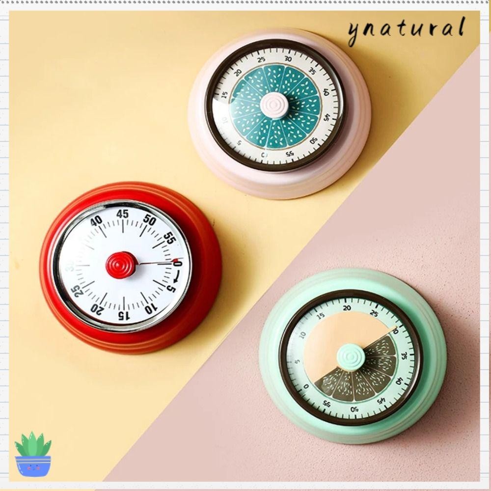 YNATURAL Kitchen Countdown Timer, Metal Visual Display Dial Mechanical ...