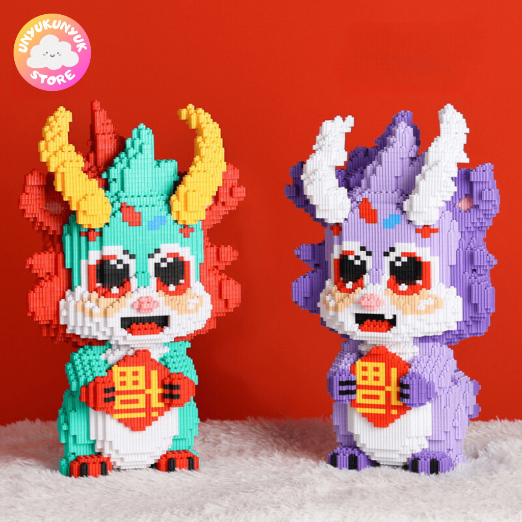 Nano Blocks CNY New Year Edition Medium 3D Model, Stacking Block Toys, DIY Construction Blocks ...