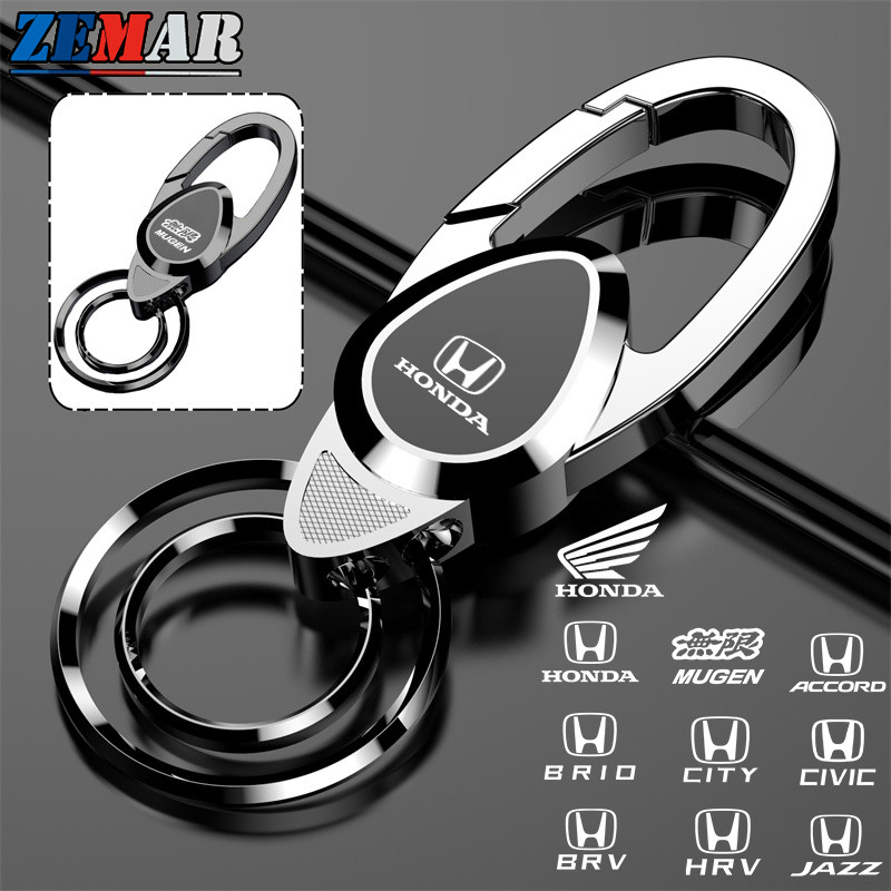Honda Metal Car Keychain Motorcycle Key Holder High-end Hanging Key ...