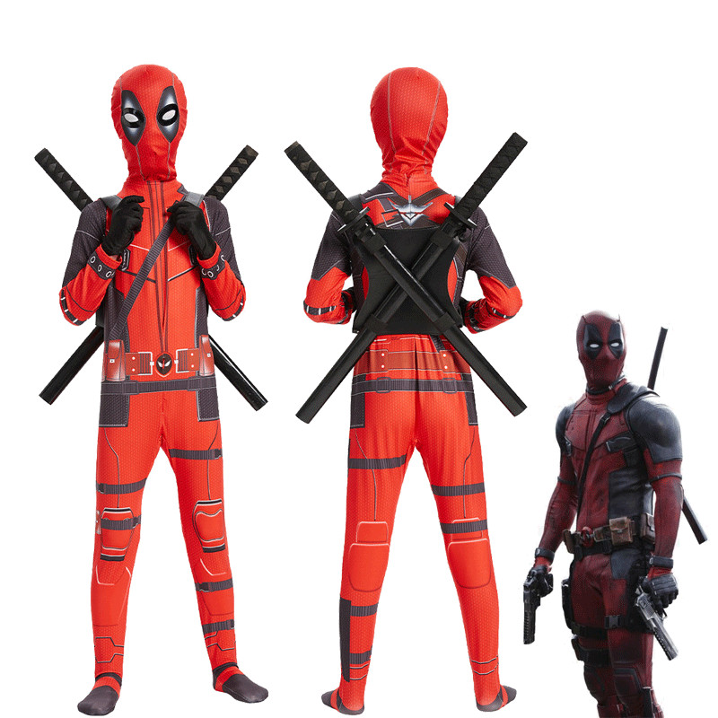 Deadpool Costume for Kids Fashion Film Characters Deadpool Halloween ...