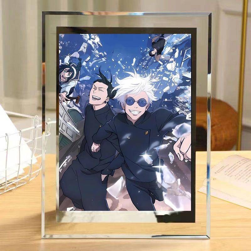 Jujutsu Kaisen Crystal Photo Frame - Gojo Satoru & Fushiguro Megumi ...
