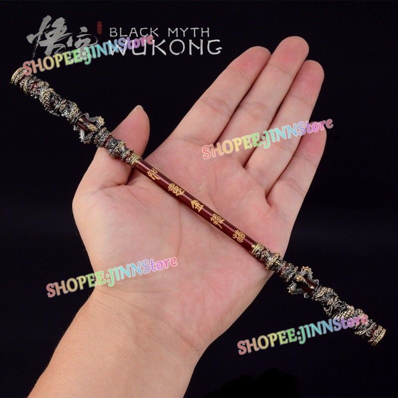 - JINN - Black Myth: WuKong Monkey King Bar Game Peripheral 35cm Metal ...