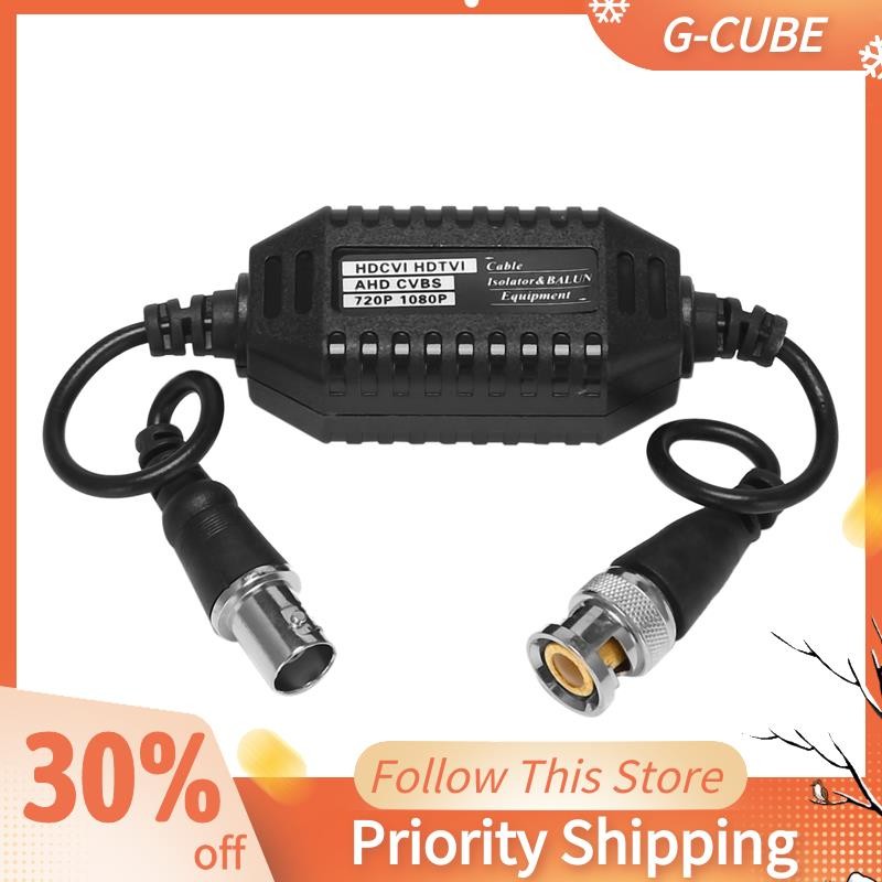 Coaxial Video Ground Loop Isolator Balun BNC Male to Female for CCTV ...
