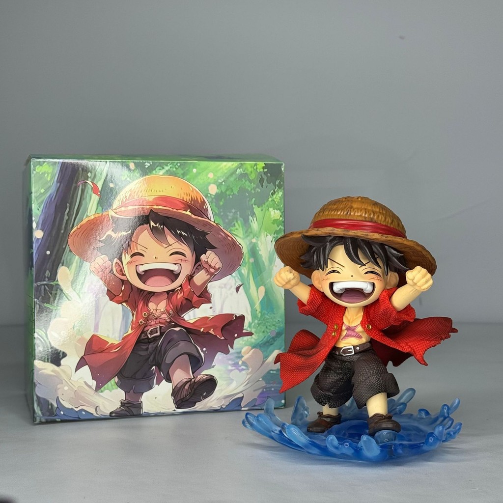 One Piece Childhood Luffy GK Stepping Water Laughing Water Moon Luffy ...