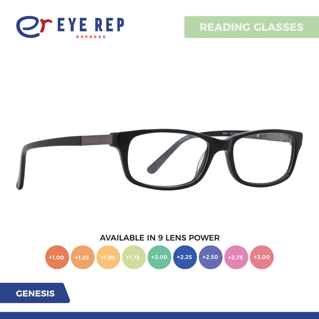 Genesis 4009 Reading Eyeglasses for Women/Men +1.00 to +3.00 | EYE REP Express | Shopee Philippines