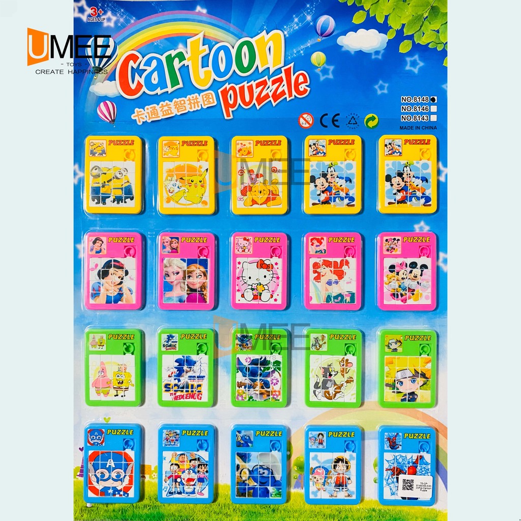 20pcs Party Gift Gaming Picture Puzzle w/More Design Pad for Party ...