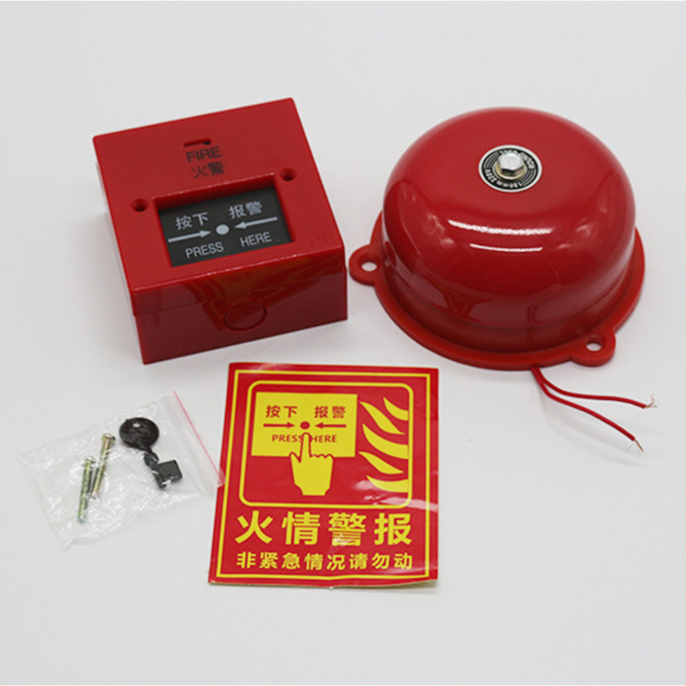 4 Inch Manual Call Point Fire Alarm Resettable Pull Station Internal ...