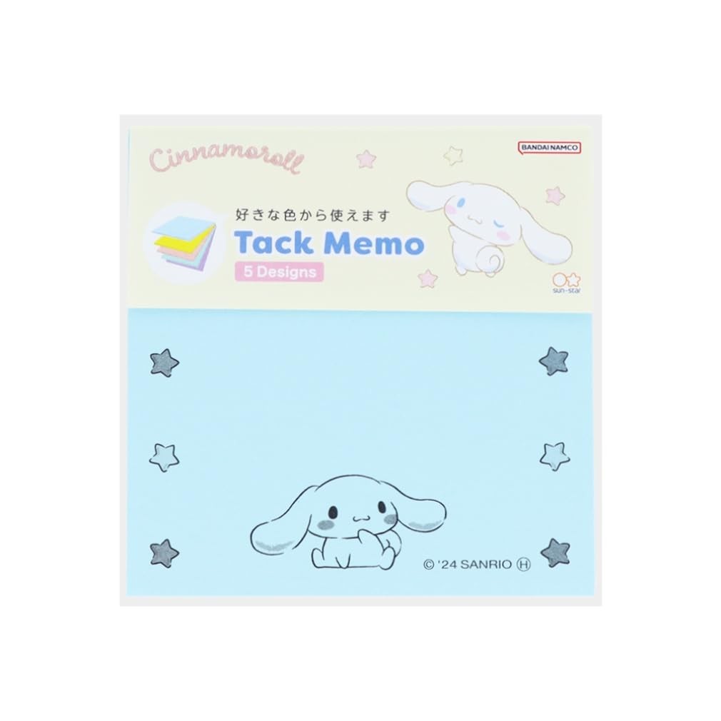 Sunstar Stationery Sanrio Character Sticky Notes Blocks Cinnamoroll ...
