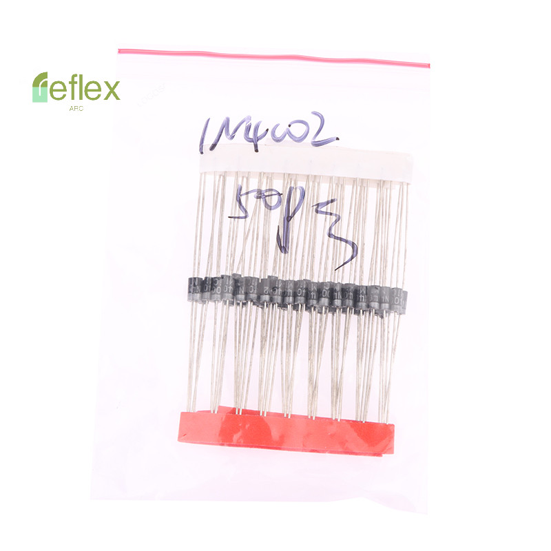 Reflex Arc 50Pcs Completely New Schottky Rectifier Diodes 1N4001 1N4002 ...