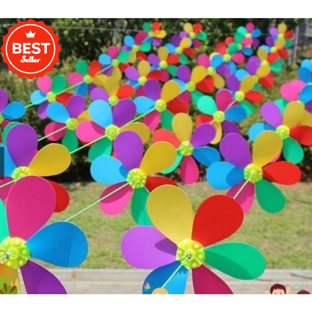 [Local Shipment]-Flower Rope Hanging Rainbow Flower Rope 10m 10 Flowers ...