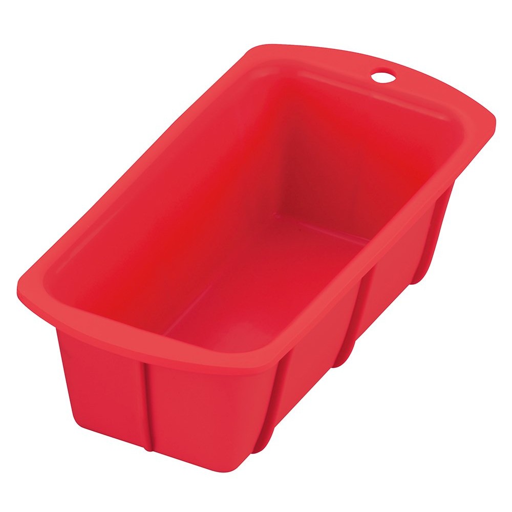 Okabe Yokki Seisakusho Okabe Yokki Silicon Pound Cake Mold (17cm) Red ...