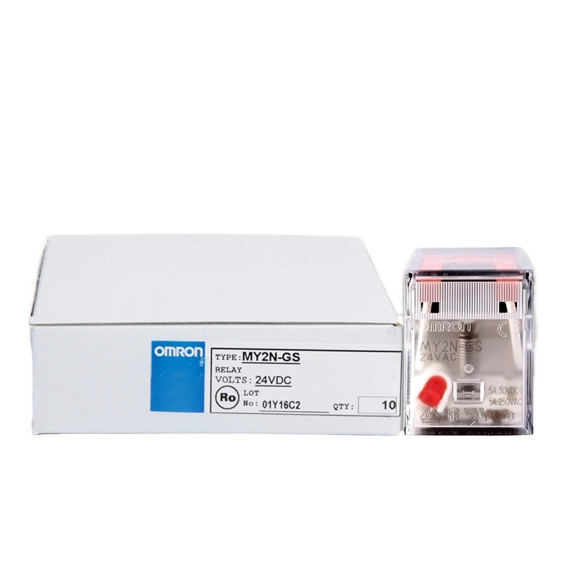 genuine goods OMRON Omron Intermediate Relay MY2N-GS MY4N-GS J DC24V ...