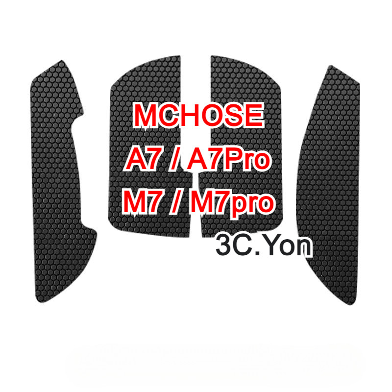 Mouse Skin Grips MCHOSE A7 Pro M7 Wireless Gaming Mouse HyperSpeed Anti-Slip Tape Stickers ...