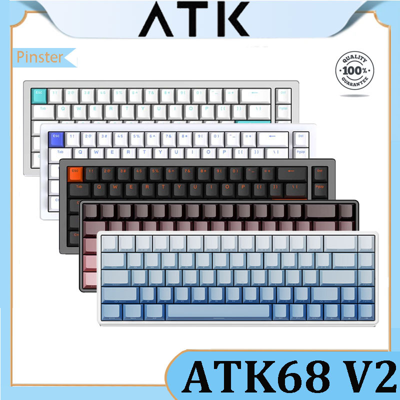【Available in stock】ATK ATK68 V2 Aluminum lump low latency customized ...