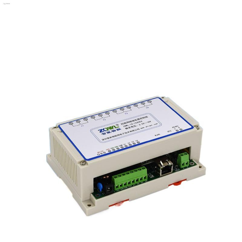 Pabrika☆4-way network relay module 16A Omron IO control module RS485/Modbus TCP Ethernet ...
