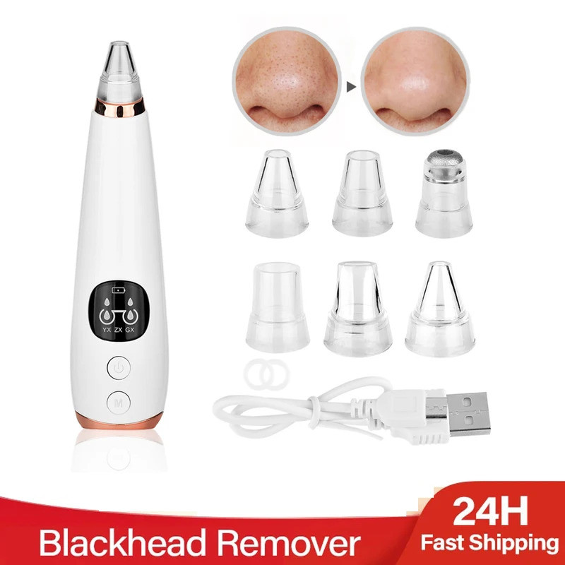 Blackhead Remover Removal Skin Care Facial Electric Acne Cleaner Vacuum ...