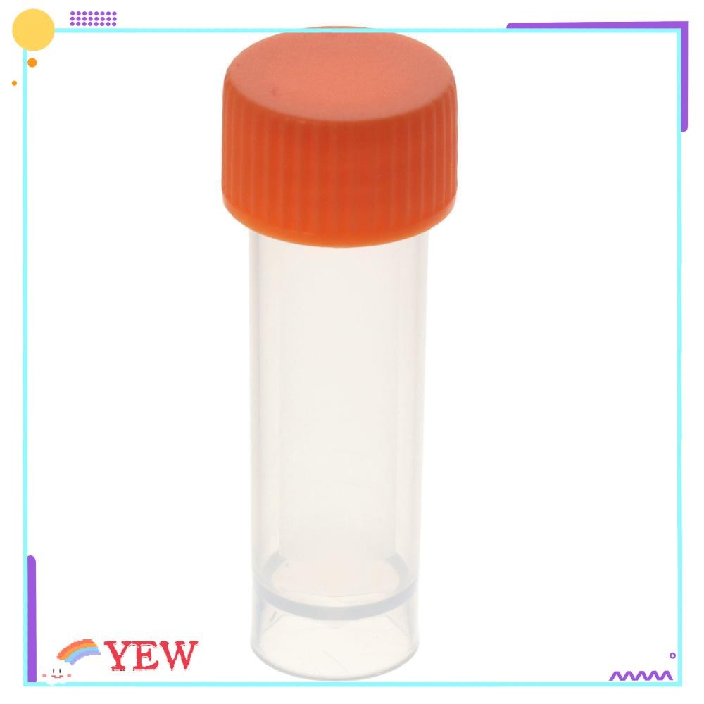 YEW Plastic Test Tubes, 5ML Graduated Marks, High-quality and Screw ...