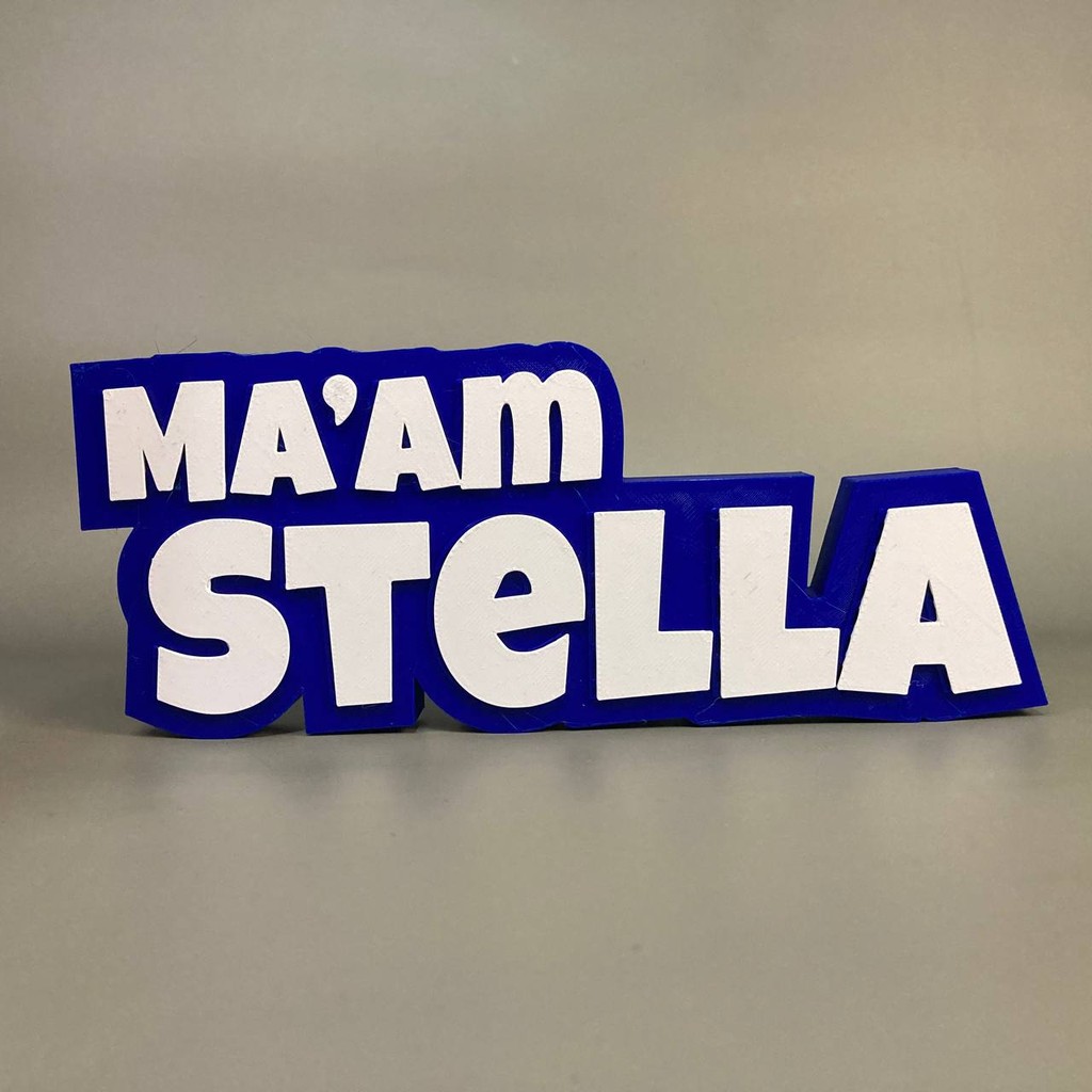 Custom 3D Printed Name Standee – Perfect Personalized Gift for Teachers ...