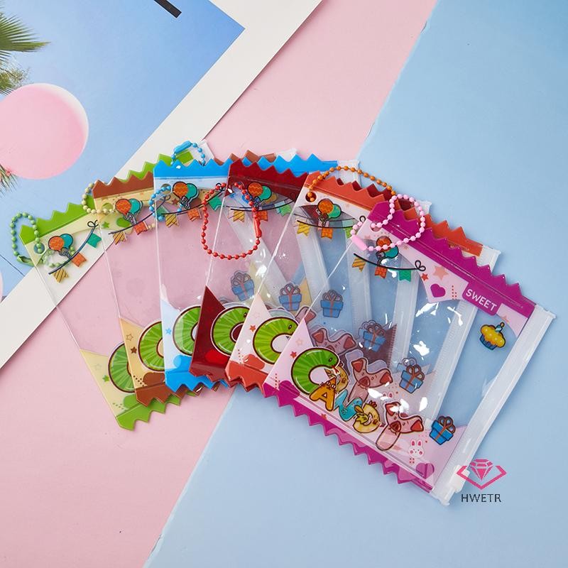 HWETR Cute Candy Bag Props Badge Storage Display Ziplock Bag Pendant ...