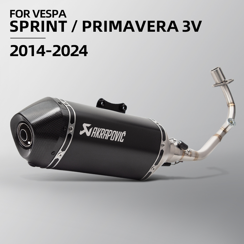 Akrapovic Racing Line full exhaust system for Vespa Primavera 3v Sprint ...