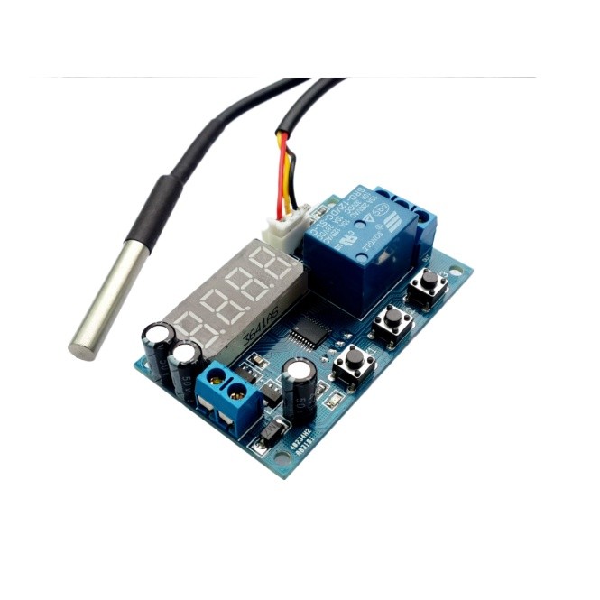 Temperature detection control switch board PLC programmable relay ...