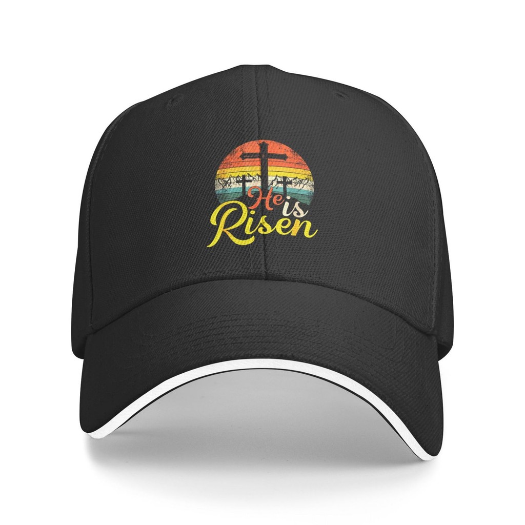 Popular Top Quality Baseball Cap He Is Risen Christian Easter Jesus ...