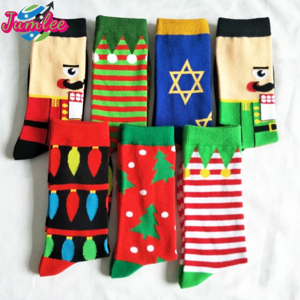 Cuddle Up with These Fun Couple's Christmas Themed Sock Featuring ...