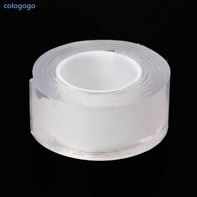 COLO Double Sided Tape Heavy Duty Reusable Adhesive Easy-Cut Gel Tape ...