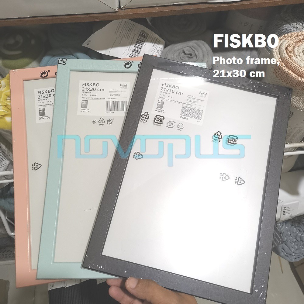 NOVO A4 Size Photo Picture Frame 21x30 cm with Front Plastic Protection ...