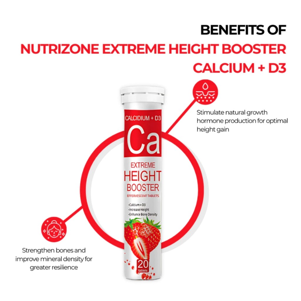 Extreme Height Booster Natural Height Growth Enhancer Improve Bone ...